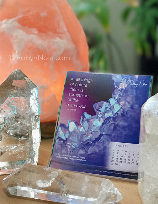 New! “Crystal Love” Gem and Mineral Photography 2020 Desk Calendar ...