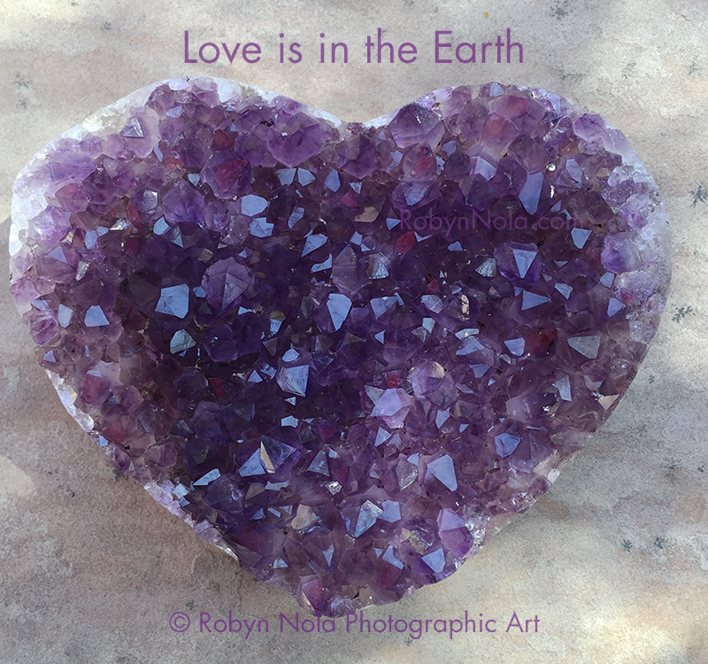 New! Extra Large Amethyst Crystal Geode Heart | Robyn Nola Gifts